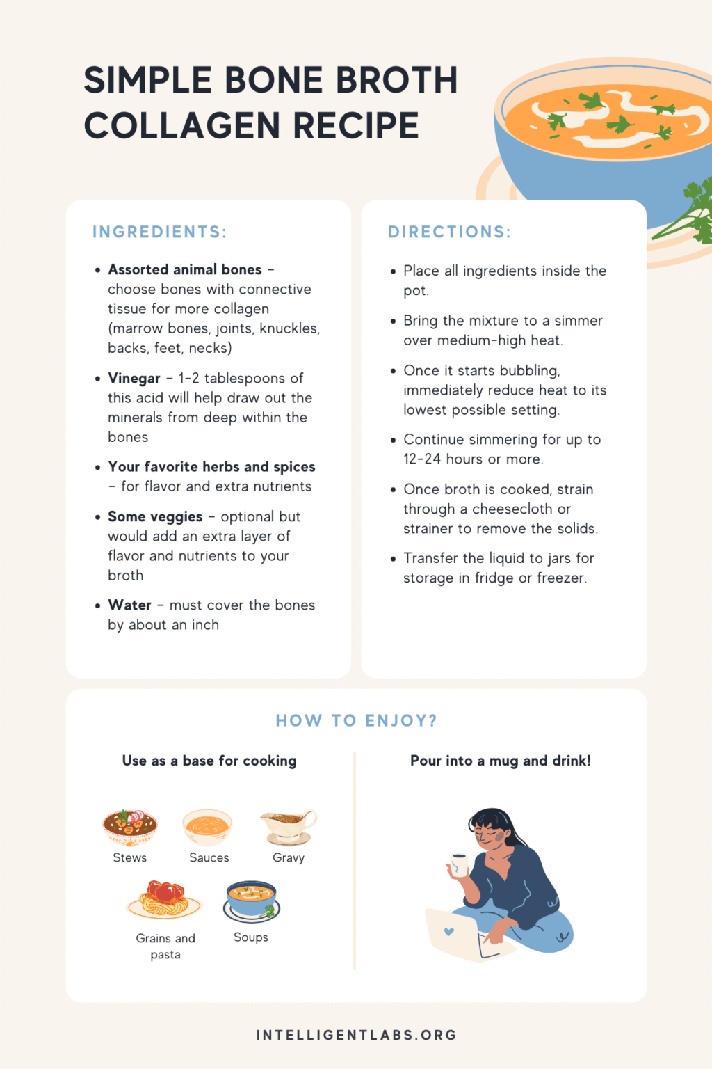 Bone Broth Collagen – How To Make It and Why It’s So Good For You ...